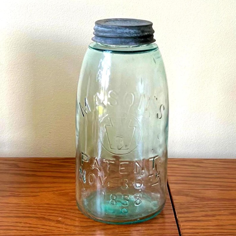 Antique Mason's Nov 30th 1858 Pint Canning Jar With Maltese Cross - Etsy