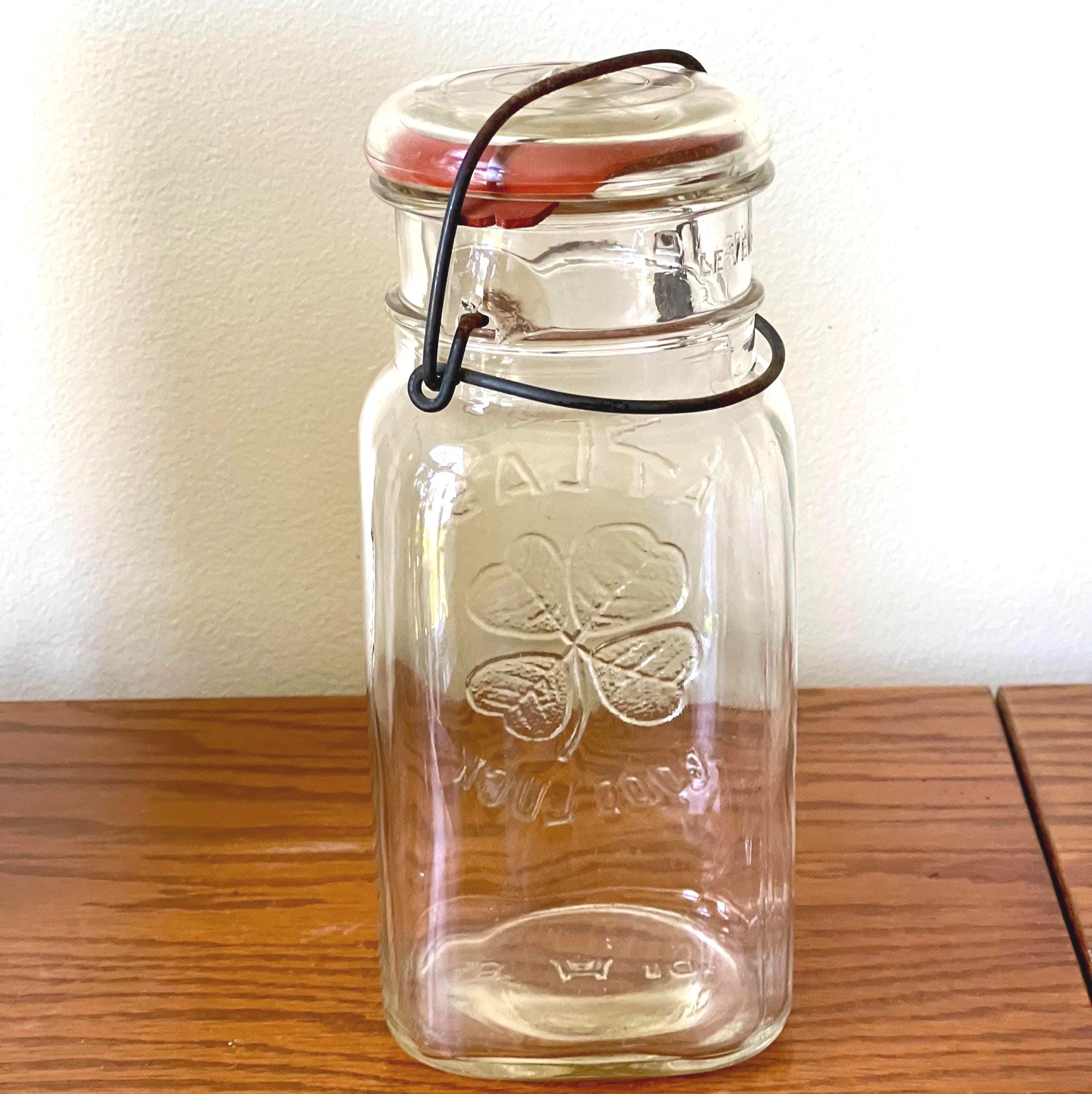 Vintage Atlas Good Luck Canning Jar - Etsy