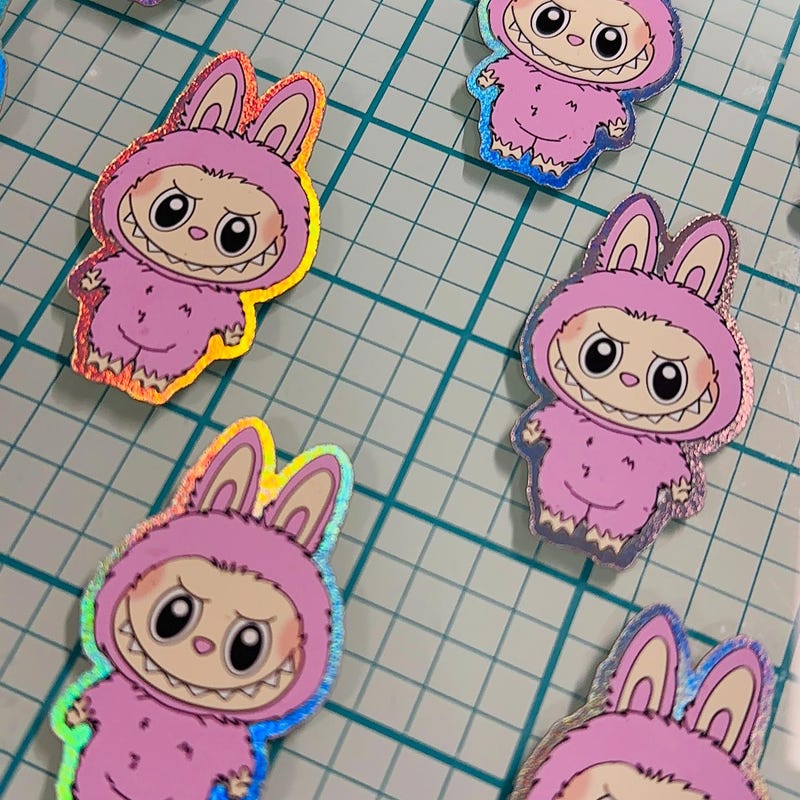 Labubu Cupcake Topper - Etsy