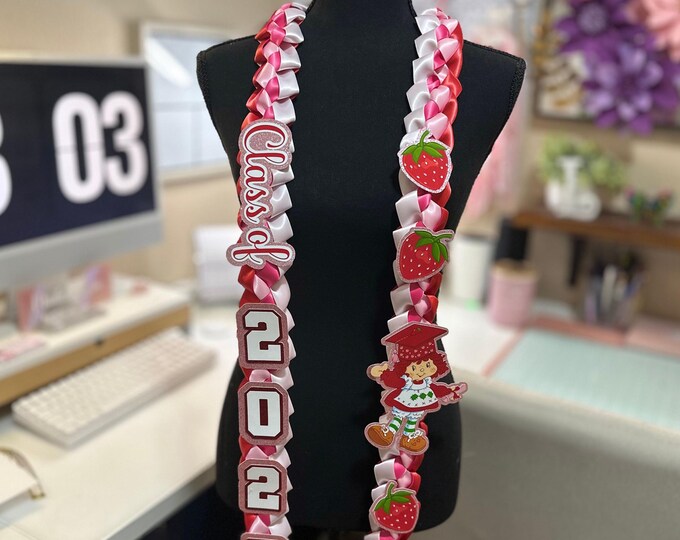 Graduation Lei Promotion Gift Senior Night Gift Lei Braided Ribbon Lei ...