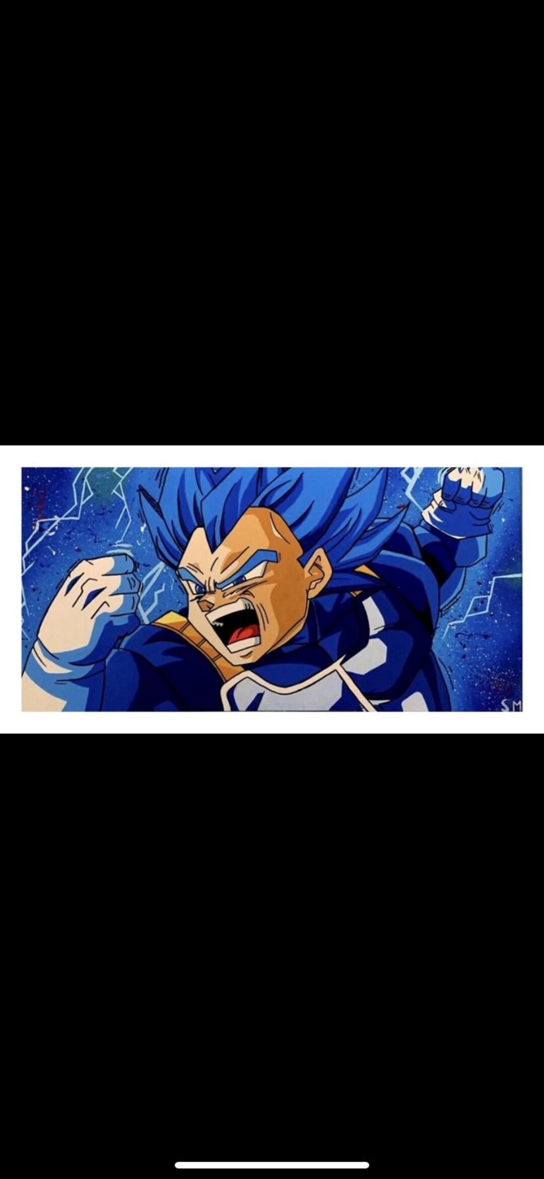 Dragon Ball Vegeta SSBE Print! - Etsy