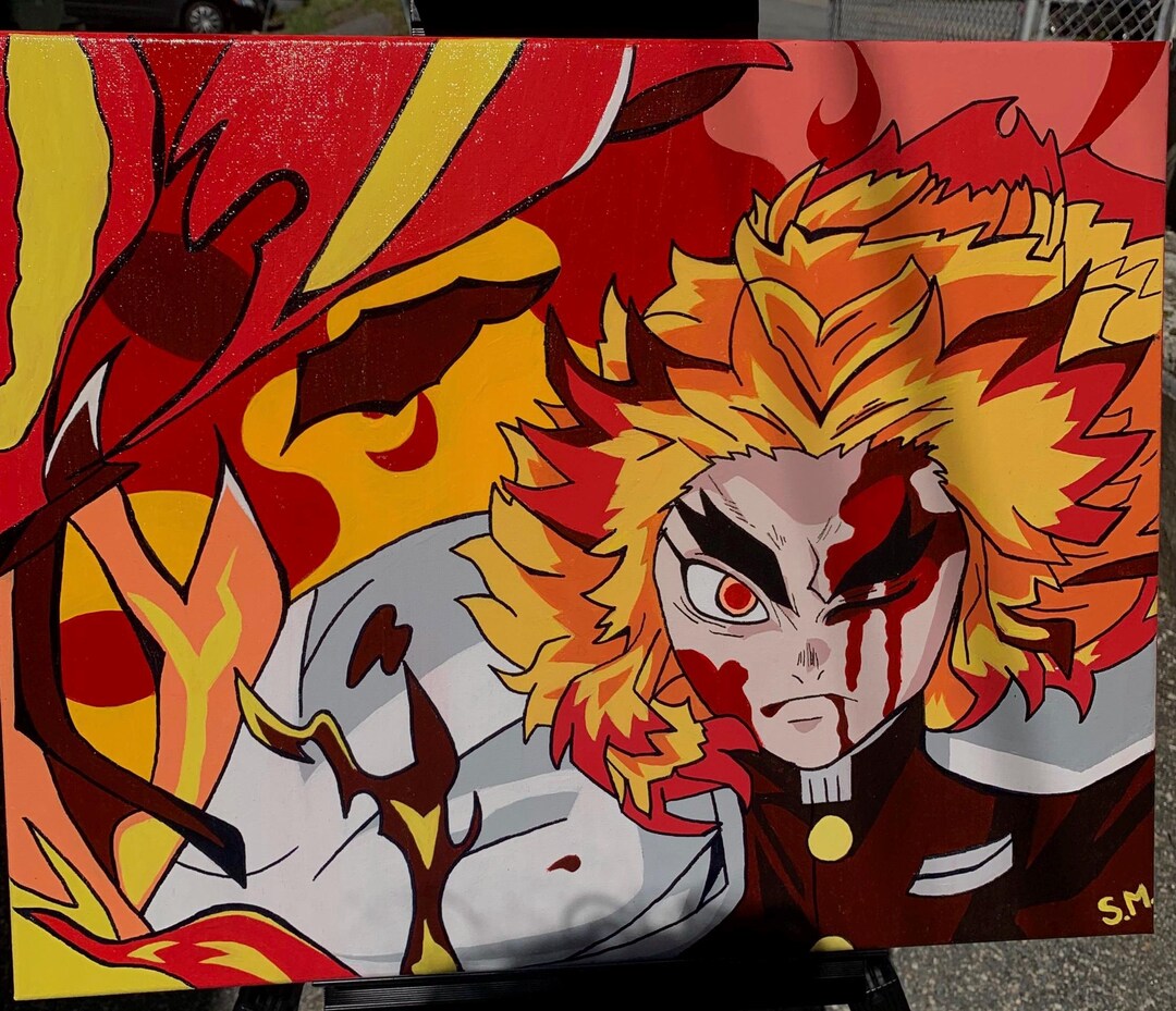 Rengoku From Demon Slayer! - Etsy