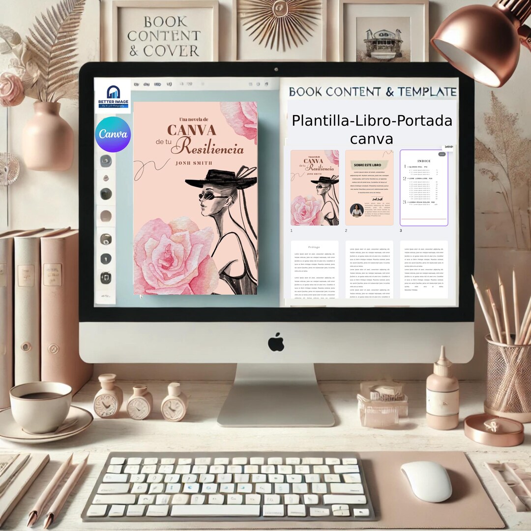 Editable Book Template in Canva - 115 Pages With Content + Customizable ...