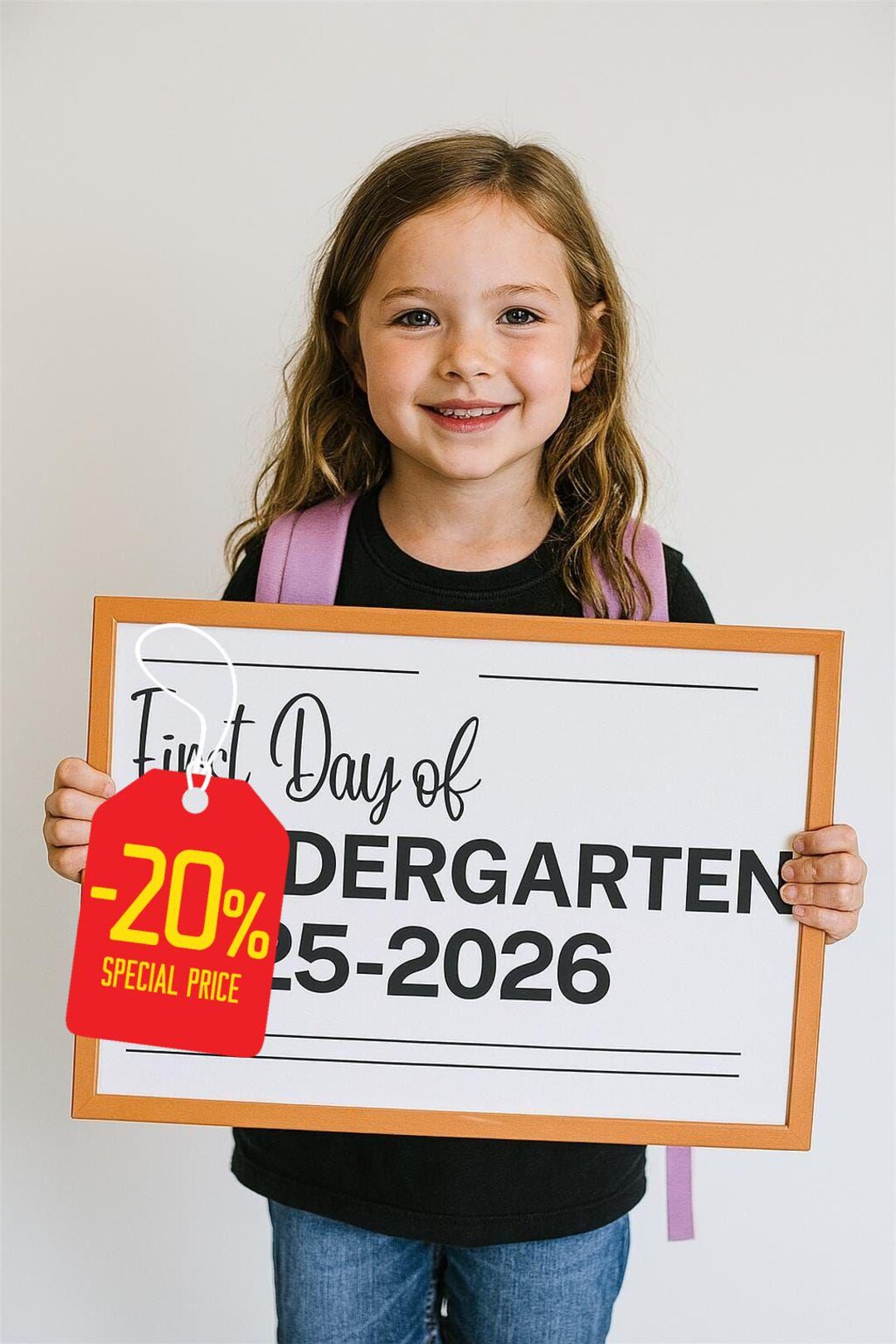 First Day/ Last Day Bundle of Kindergarten Sign 2025-2026, Kindergarten ...