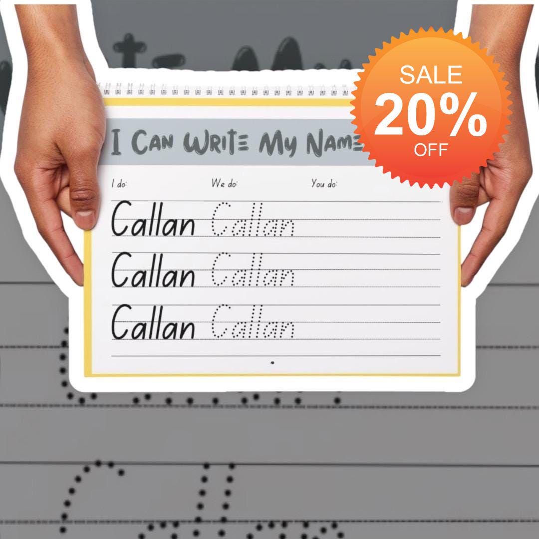 Custom Name Tracing Practice Sheet | Personalized Handwriting Worksheet ...