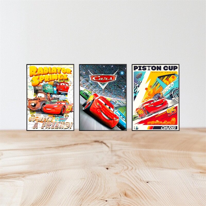 Cars Movie Poster - Etsy