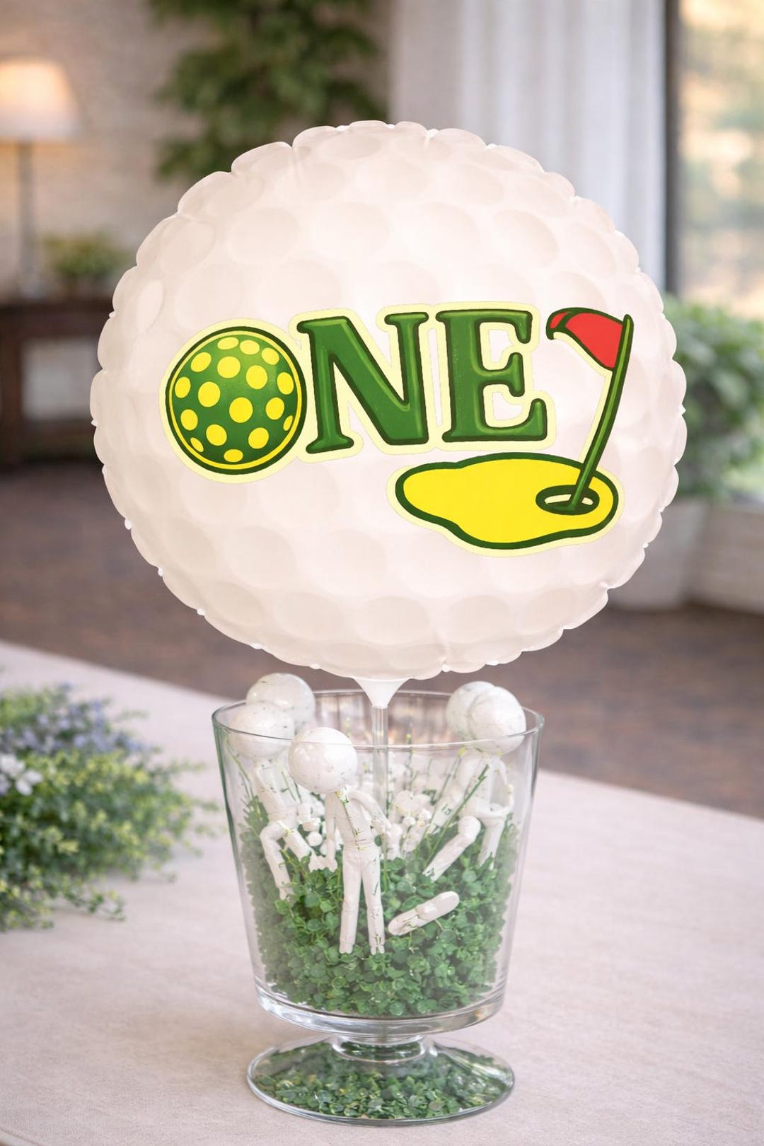 ONE Golf Birthday Balloon | First Birthday Golf Party Decor | ONE Par ...
