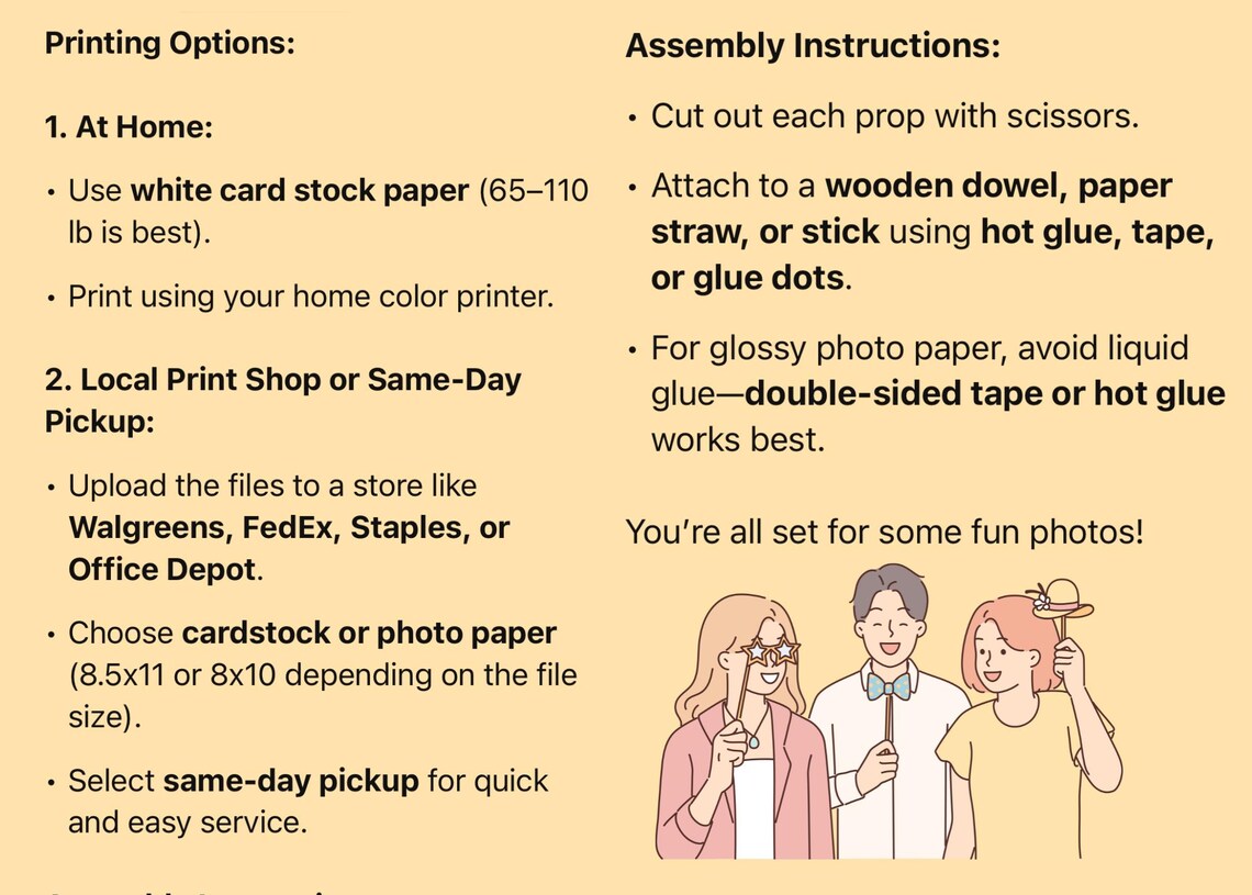 90s Party Props Printable | Hip Hop & Rap Theme | Instant Download JPEG ...