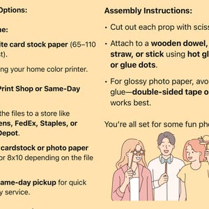 90s Party Props Printable | Hip Hop & Rap Theme | Instant Download JPEG ...