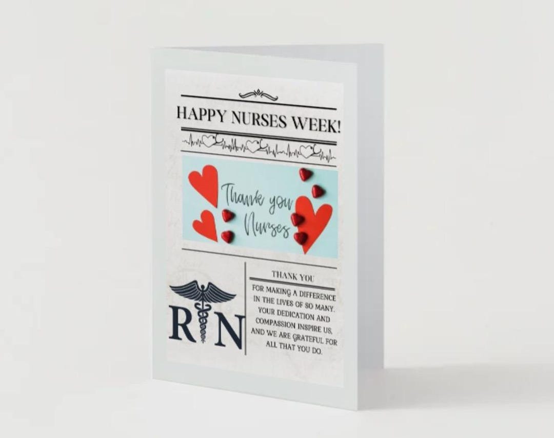 Nurses Week Card Printable, Medical Funny Card, RN Funny Card, Nurse ...