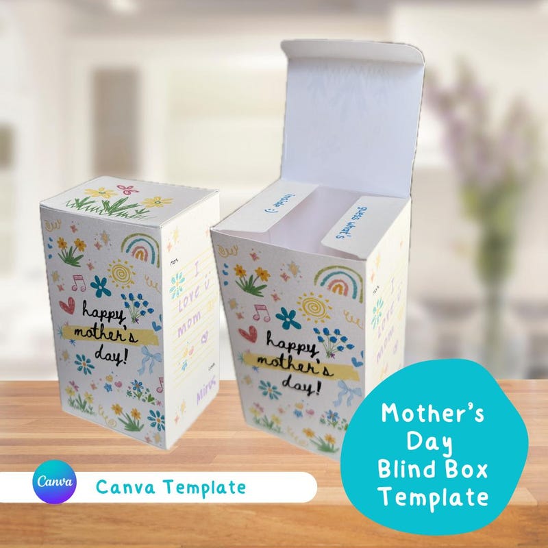 Blind Box Template - Etsy