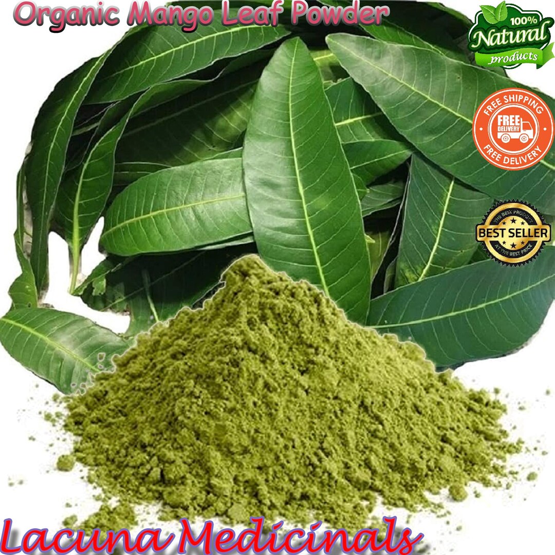 Natural Air Dried Mango Leaf Powder - Etsy
