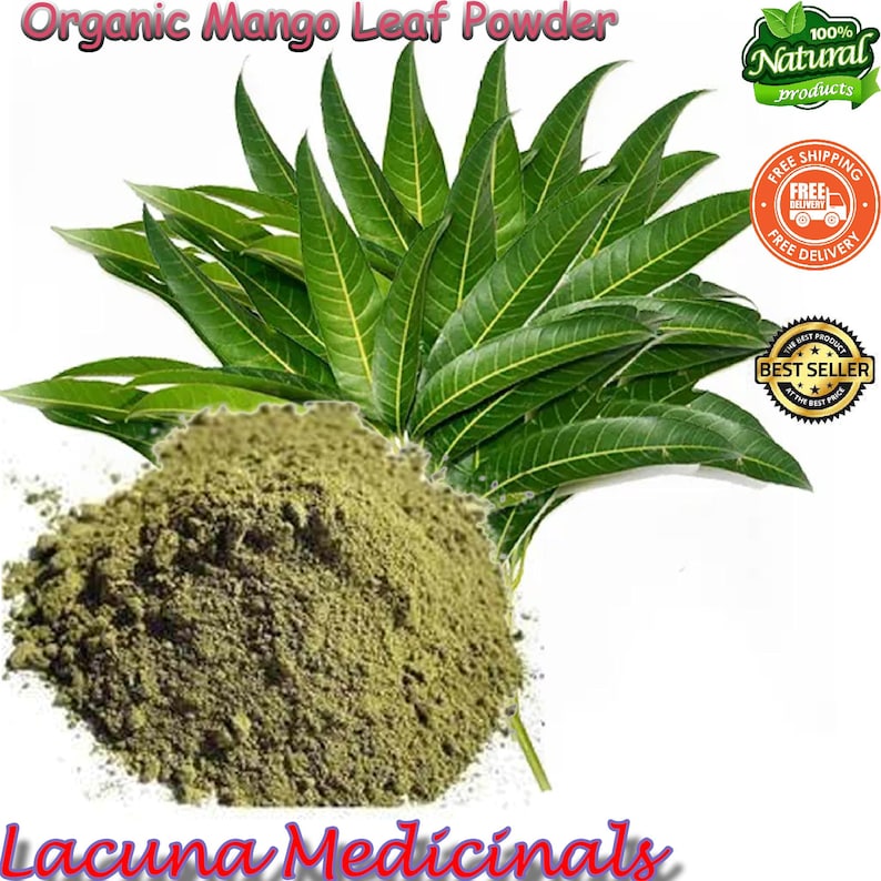 Natural Air Dried Mango Leaf Powder - Etsy