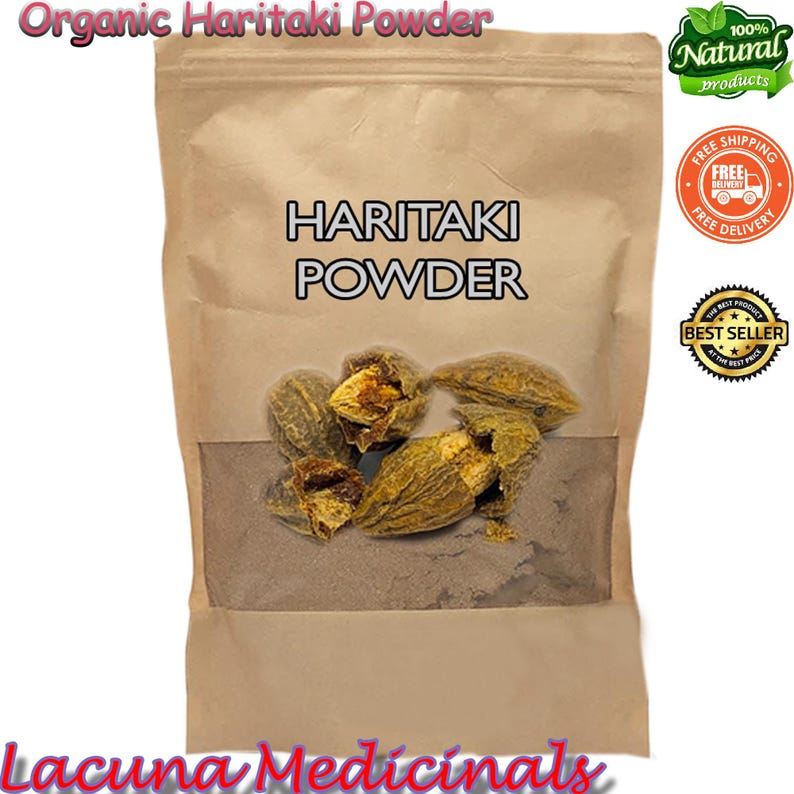 Haritaki Powder, Organic Myrobalan (terminalia Chebula), Organic Fruit ...