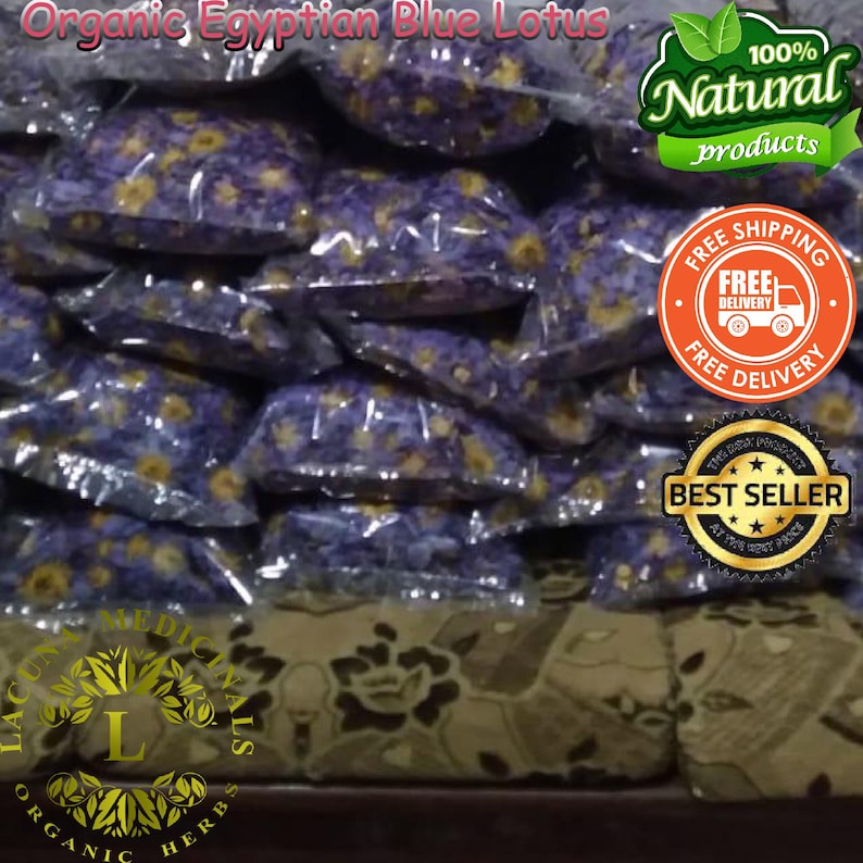 Organic Egyptian Blue Lotus Flowers: Bulk Meditation Tea - Etsy