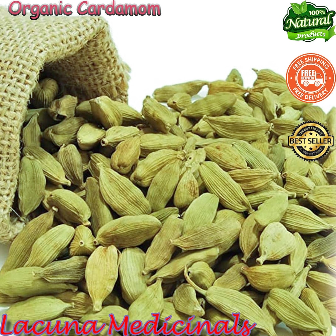 Organic Ground Cardamom Pods, Grade A, 25 Grams - Etsy