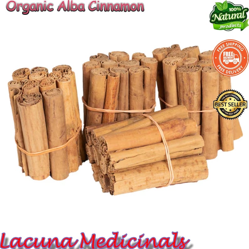 25 Grams Alba Ceylon Cinnamon, ALBA Grade Quality, 100% Pure Natural ...