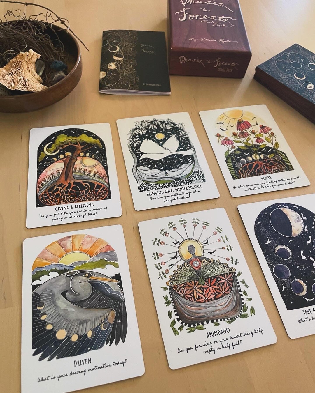 Phases and Forests Oracle Deck by Kat Ryalls - Etsy