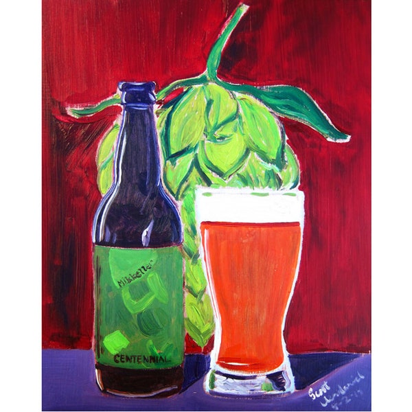 Ipa Beer Art - Etsy