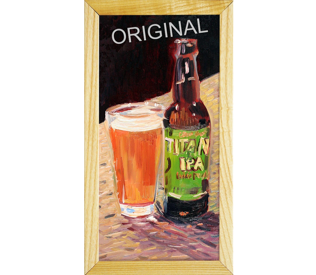 TITAN IPA, Great Divide Brewing, Colorado Beer Poster, Dining Room ...