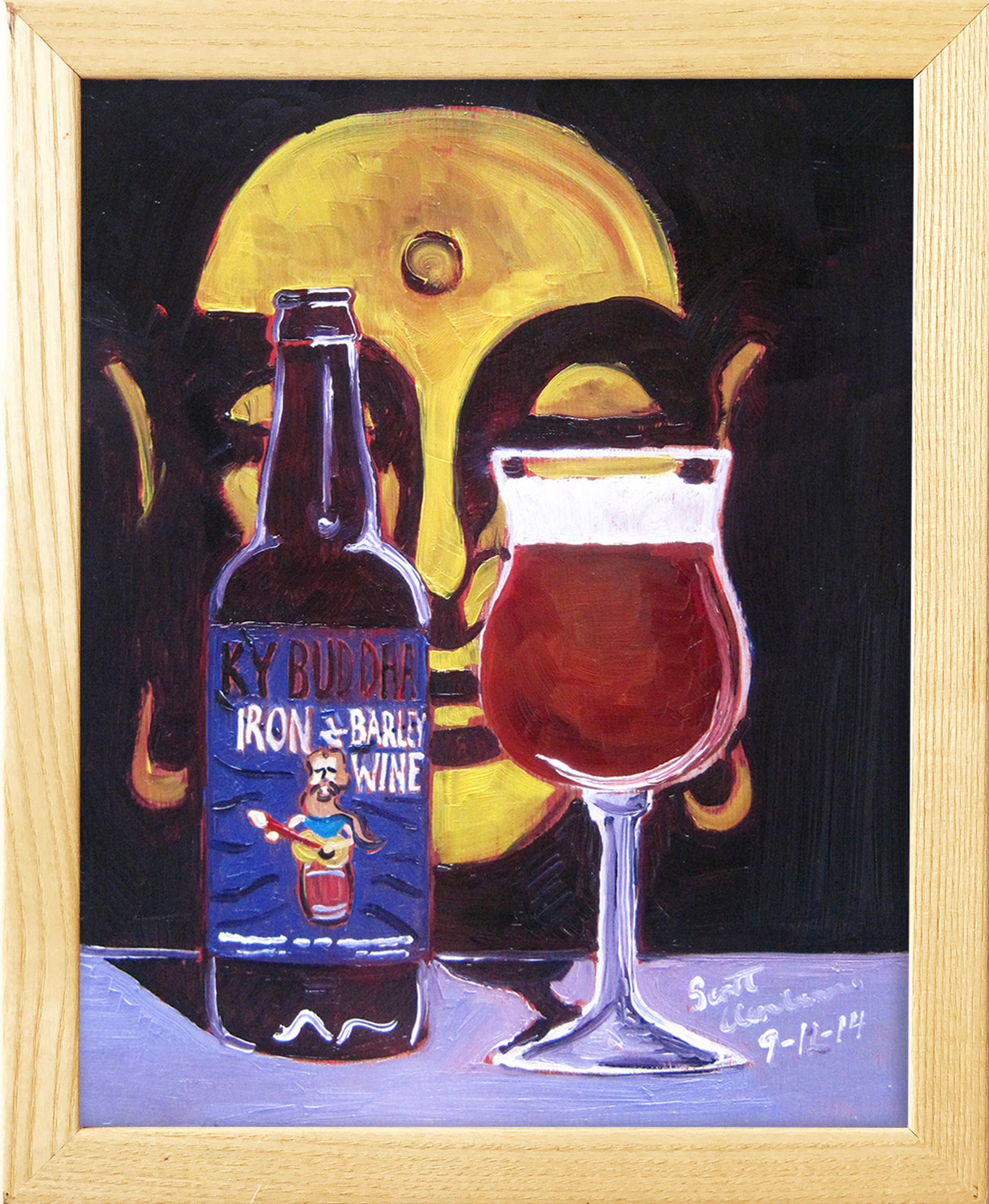 Buddha Painting, Florida Beer Gifts, Iron & Barley Wine by Funky Buddha ...