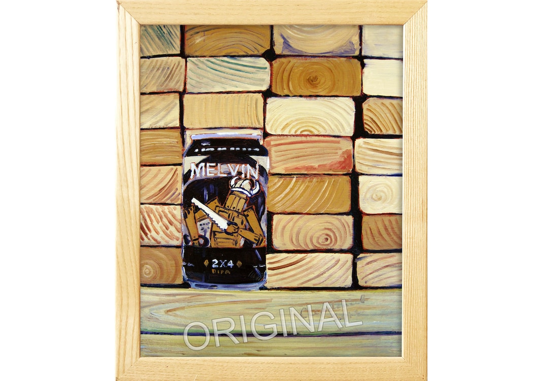 Melvin Brewing, 2x4 DIPA, Wyoming Craft Beer, Gift for Carpenter, Art ...
