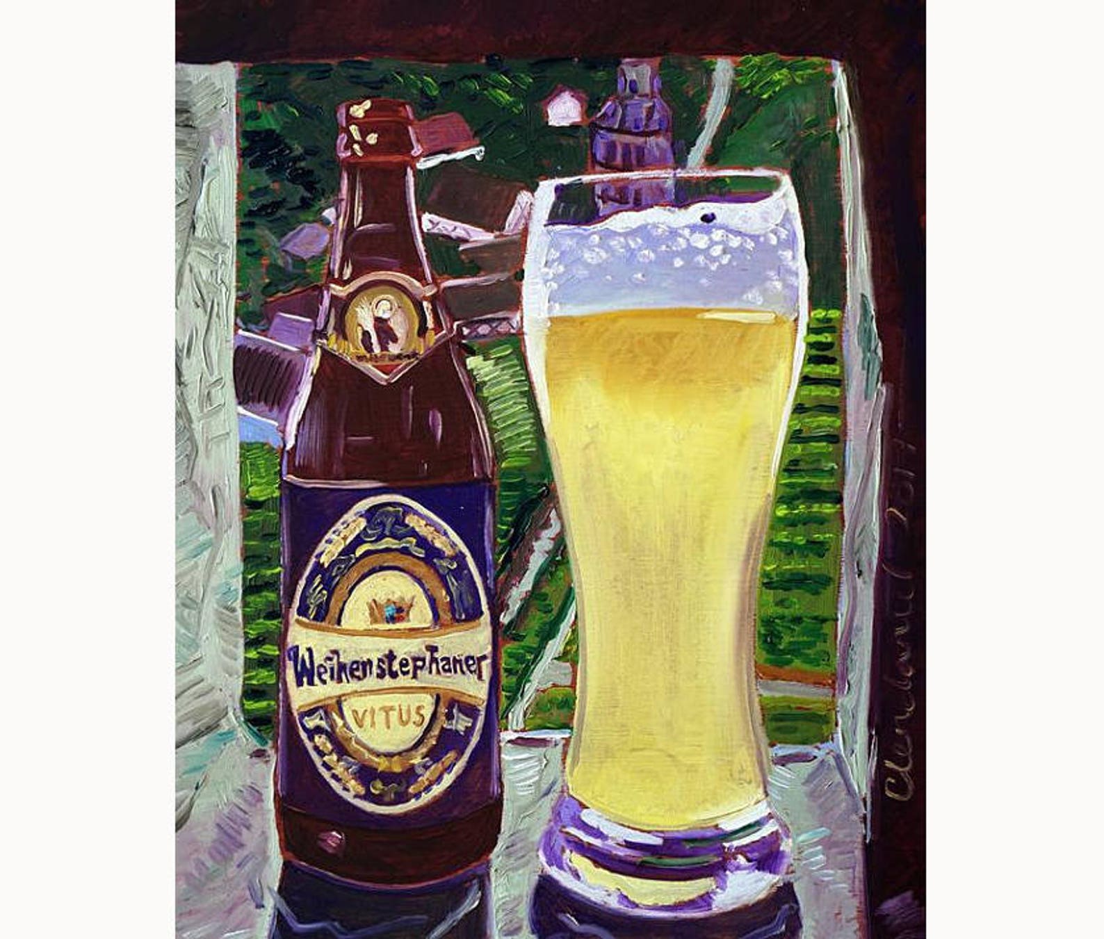 Weihenstephaner Vitus Germany Bavaria Beer Poster Kitchen - Etsy