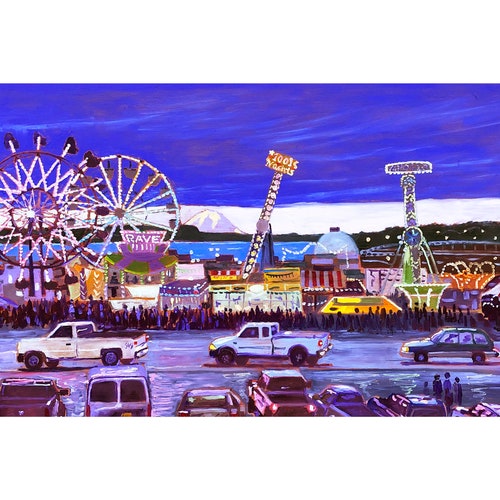 Susitna Pops Art Print Alaskan Artist Scott Clendaniel - Etsy