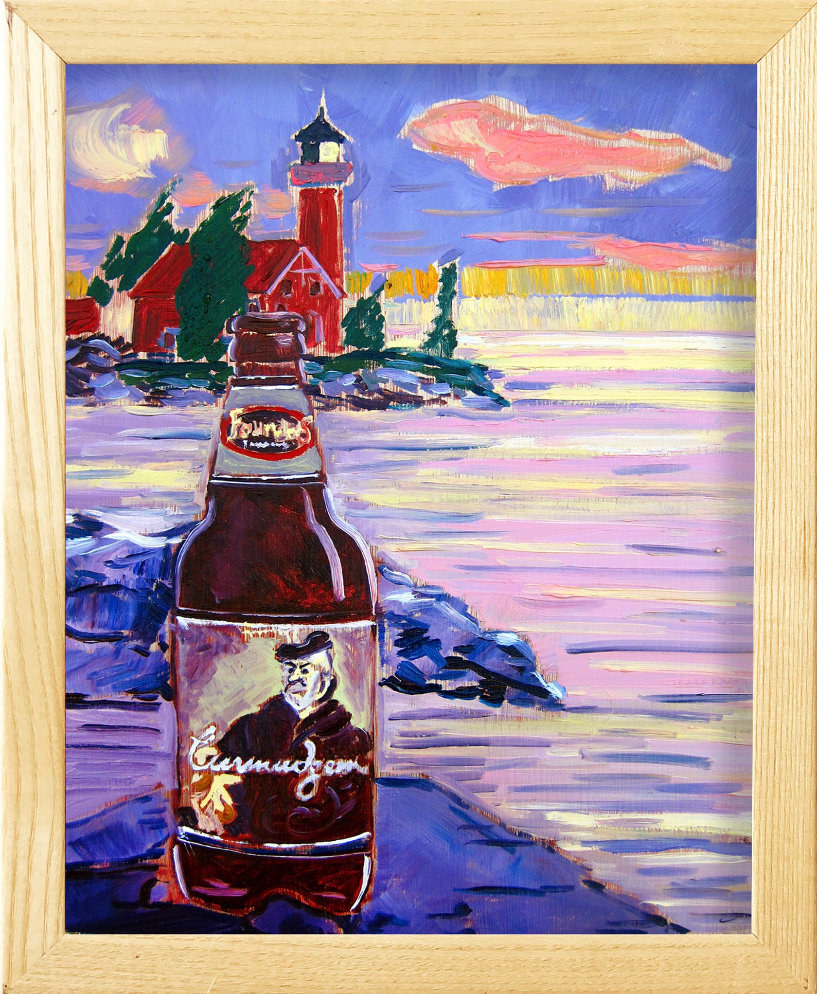 Curmudgeon Old Ale Michigan Beer Art Founders Brewing Beer - Etsy