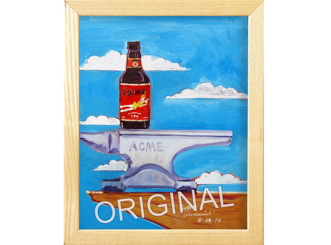 Acme IPA, North Coast Brewing, Art for Men, Anvil Art, California Craft ...