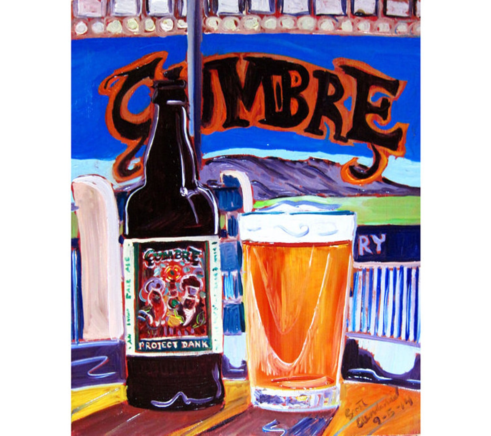 La Cumbre Brewing, New Mexico Beer Poster, Gift for Him Under 50 ...