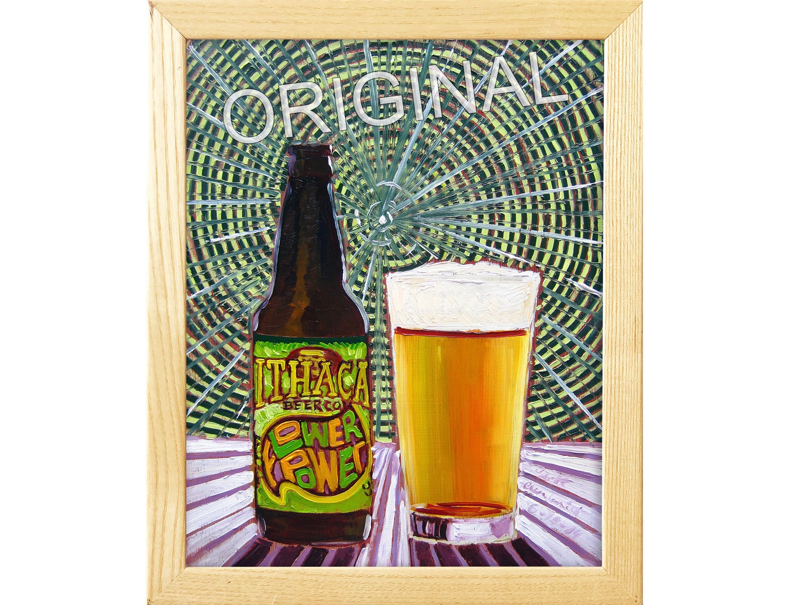 Ithaca Beer Flower Power IPA Hippie Art New York Brewery - Etsy