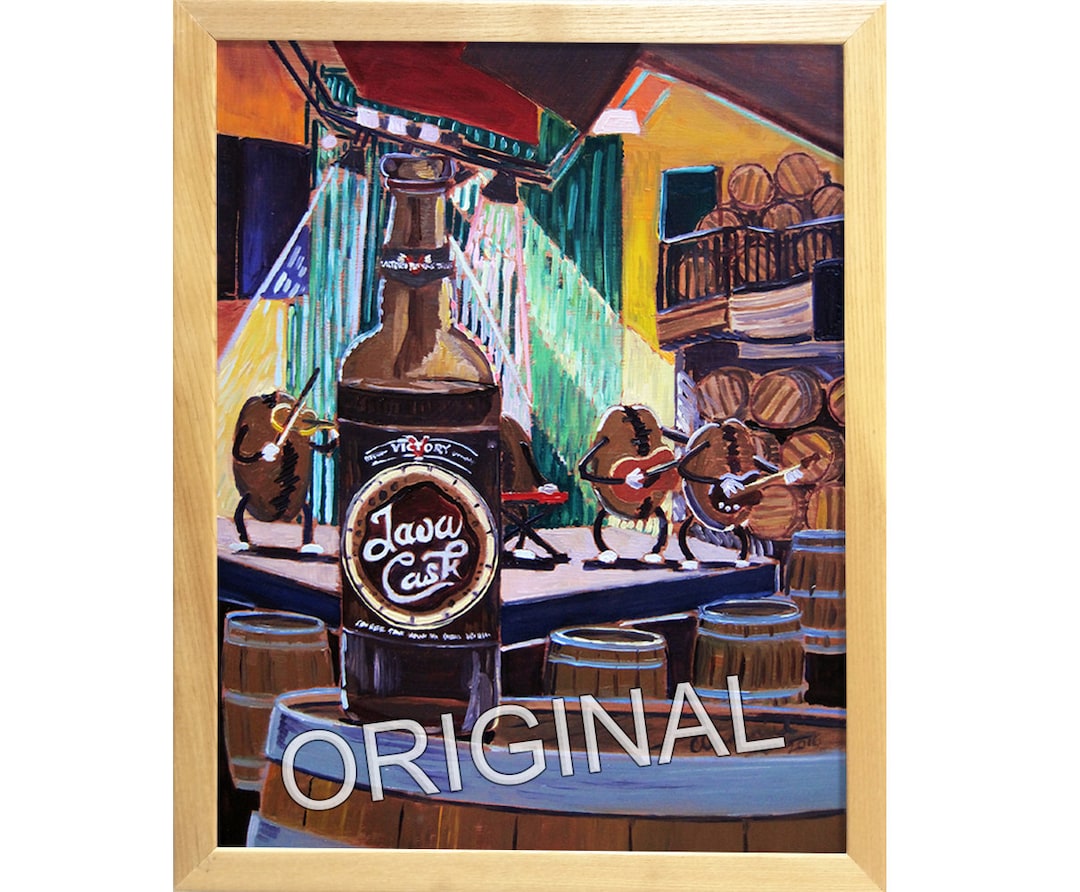 Java Cask, Victory Brewing, Coffee Painting, Pennsylvania Beer Art ...