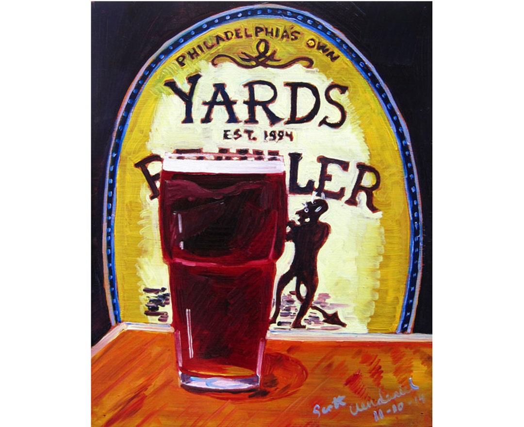 Pennsylvania Beer Art, Philadelphia Brewery, Brawler Ale, Yards Brewing ...