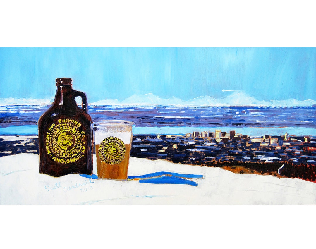 Midnight Sun Brewing, Scott Clendaniel, Anchorage Alaska Skyline ...