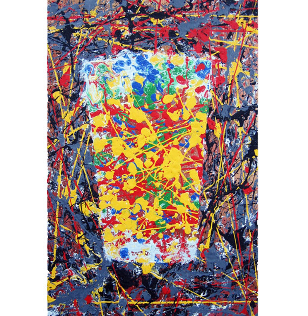 Jackson Pollock Beer Parody, Beer Wedding Gift, Drip Splatter Beer Pint ...