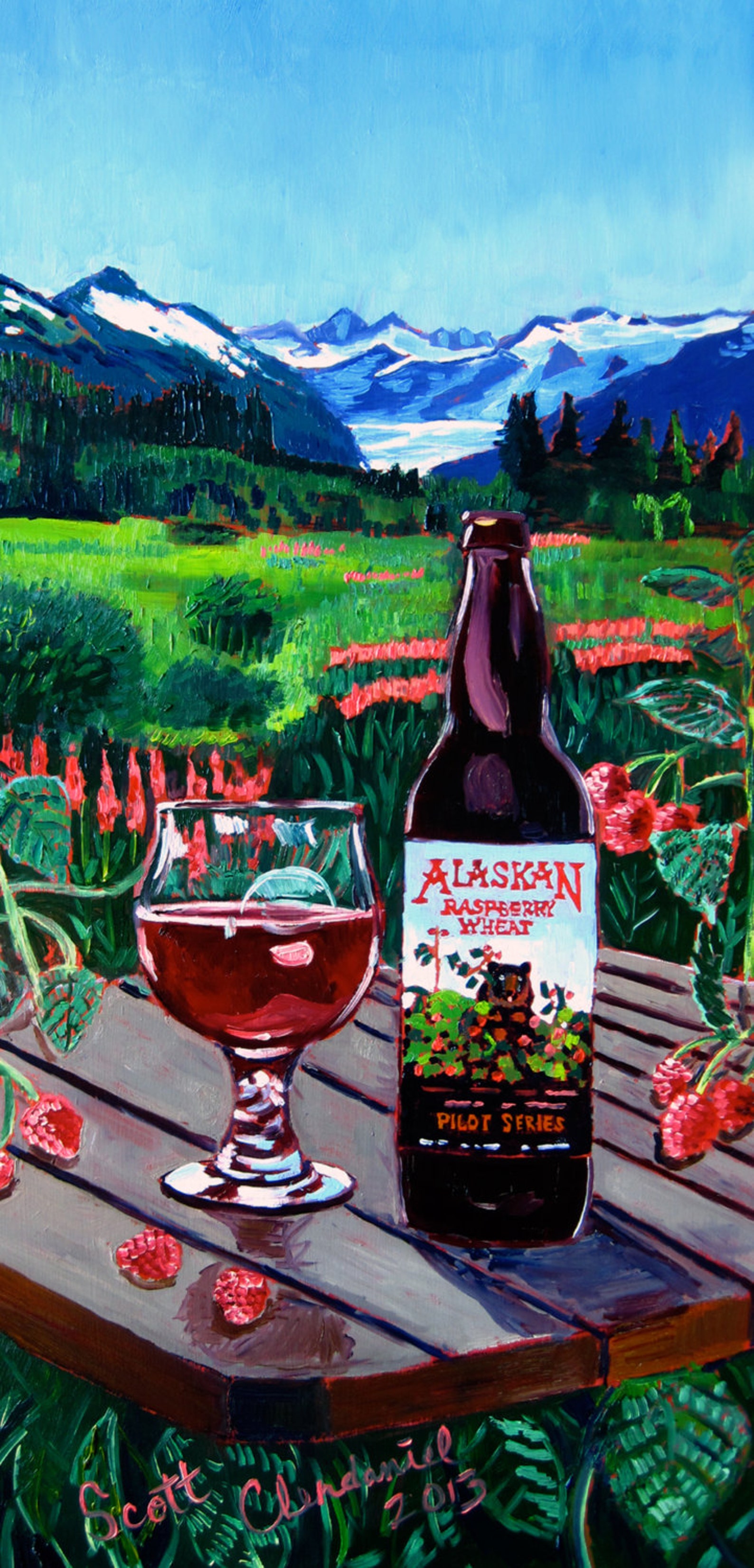 Custom Beer Painting Made to Order Personalized Beer Gift for | Etsy