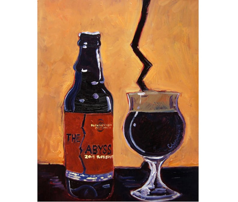 Deschutes Brewery Abyss Stout 2013 Wedding Anniversary Gift - Etsy