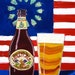 Liberty Ale, Anchor Brewing, American Flag Art, Beer Hops Art, Man Cave ...