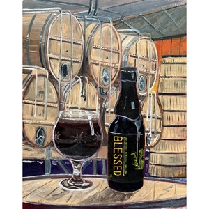 Blessed Imperial Stout Original Oil Painting and Prints, Anchorage ...