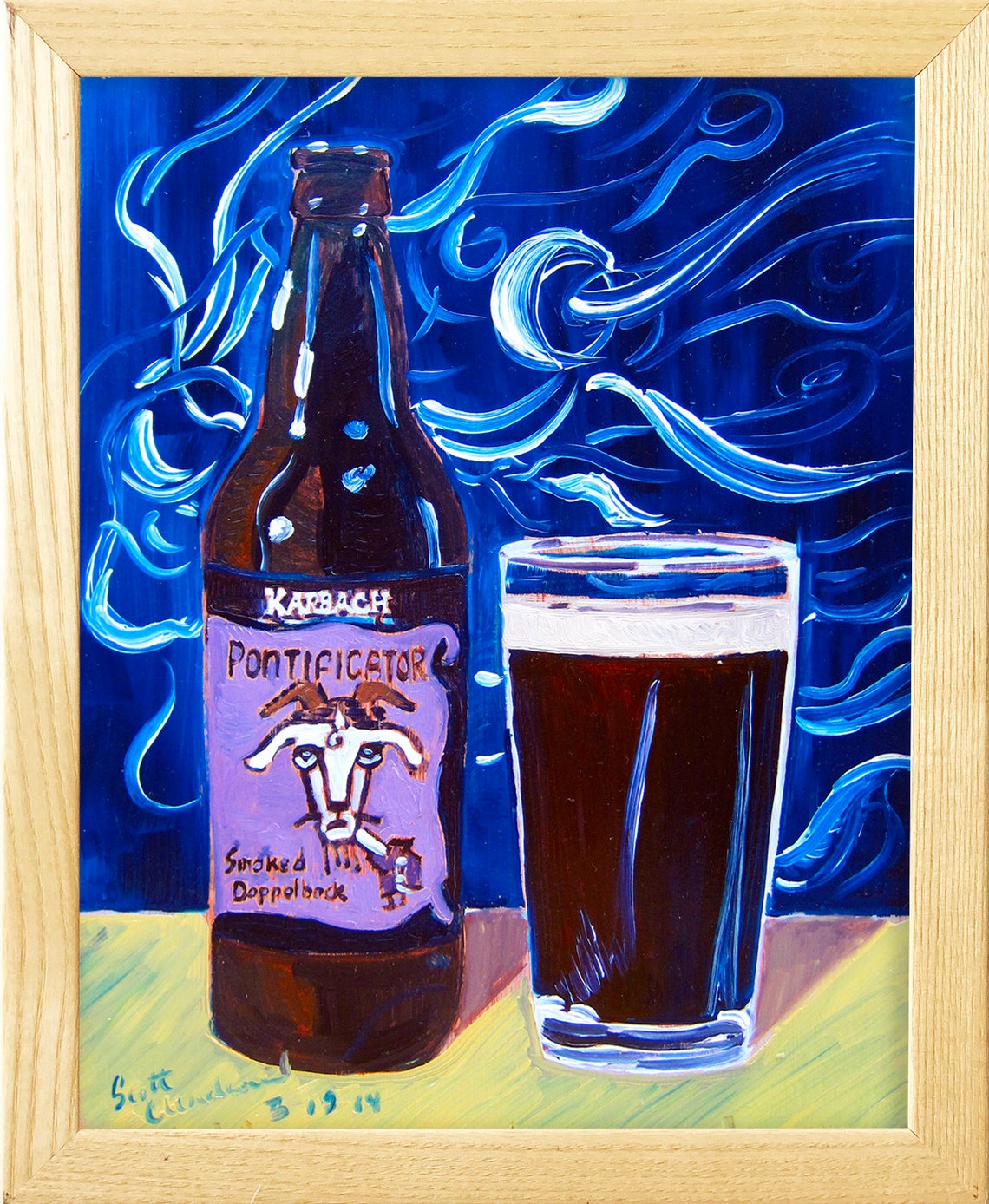 Karbach Brewing Pontificator Houston Texas Beer Poster - Etsy