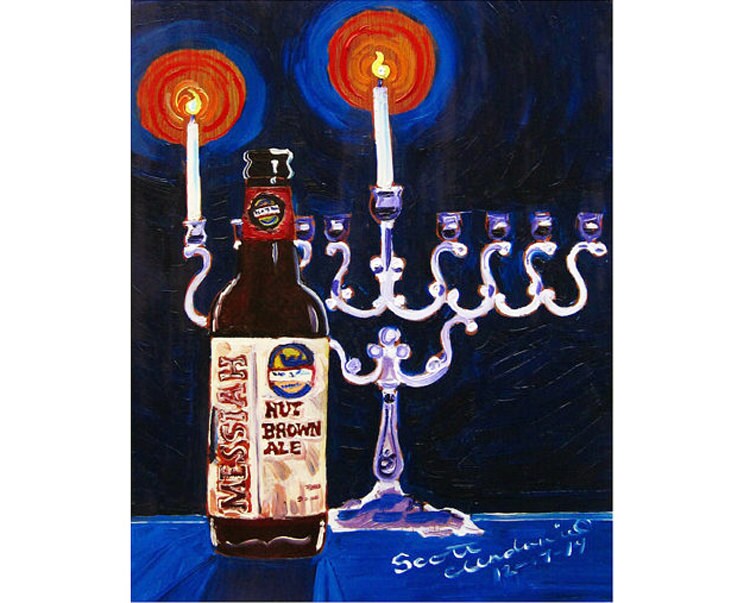 Shmaltz Brewing Jewish Art Hanukkah Beer Gift Chanukah | Etsy