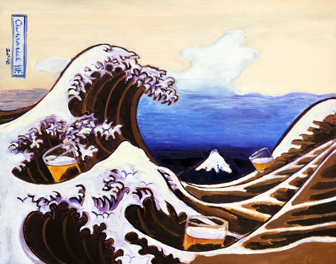The Great Wave Off Kanagawa Parody