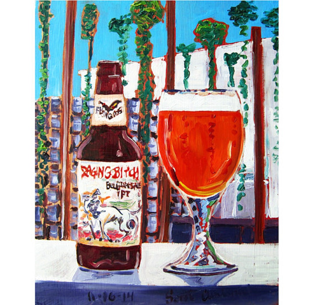 Flying Dog Brewery Raging Bitch IPA Maryland Beer Gift for - Etsy