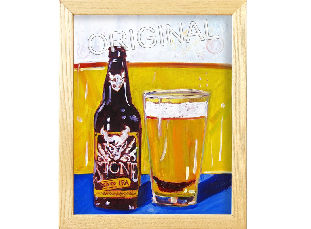 Stone Brewing, Go to IPA, 21st Birthday Beer Gift for Him, Man Cave ...