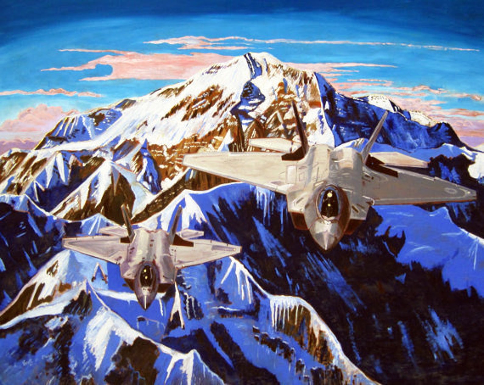 Custom Airplane Oil Painting Made to Order, Gift for Pilot, Alaskan ...