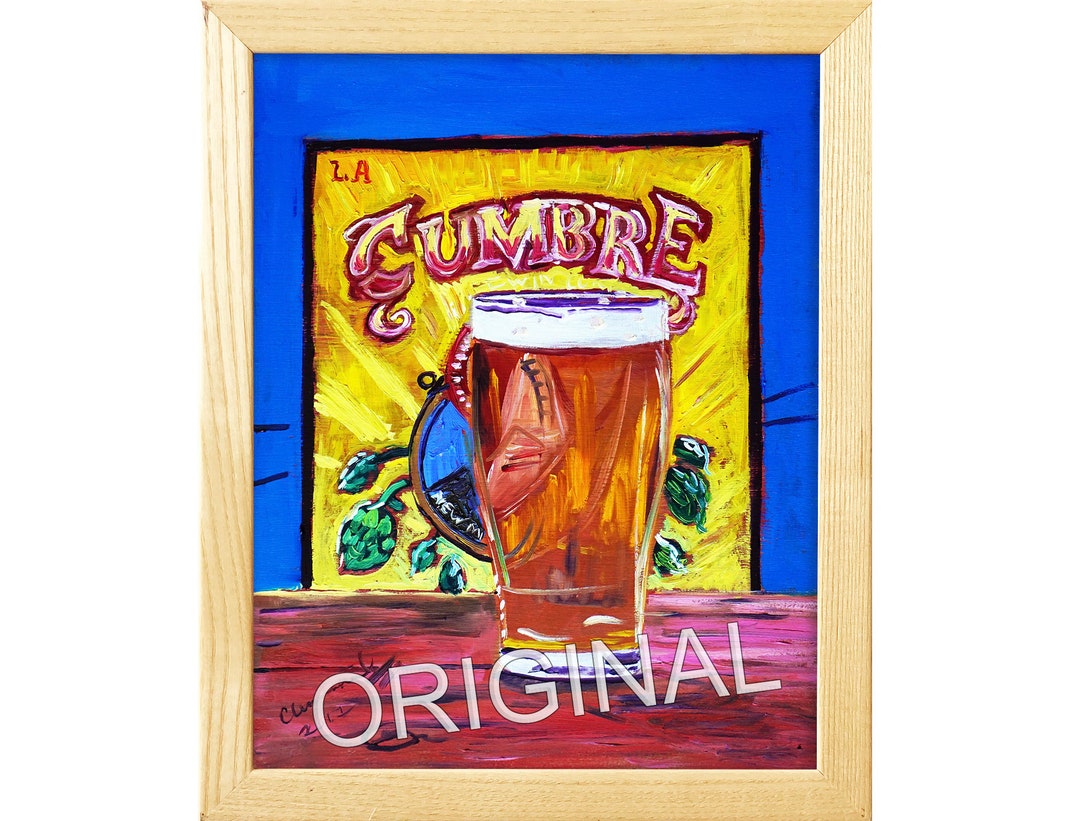 La Cumbre Brewing, Elevated IPA, New Mexico Beer Poster, Food Painting ...
