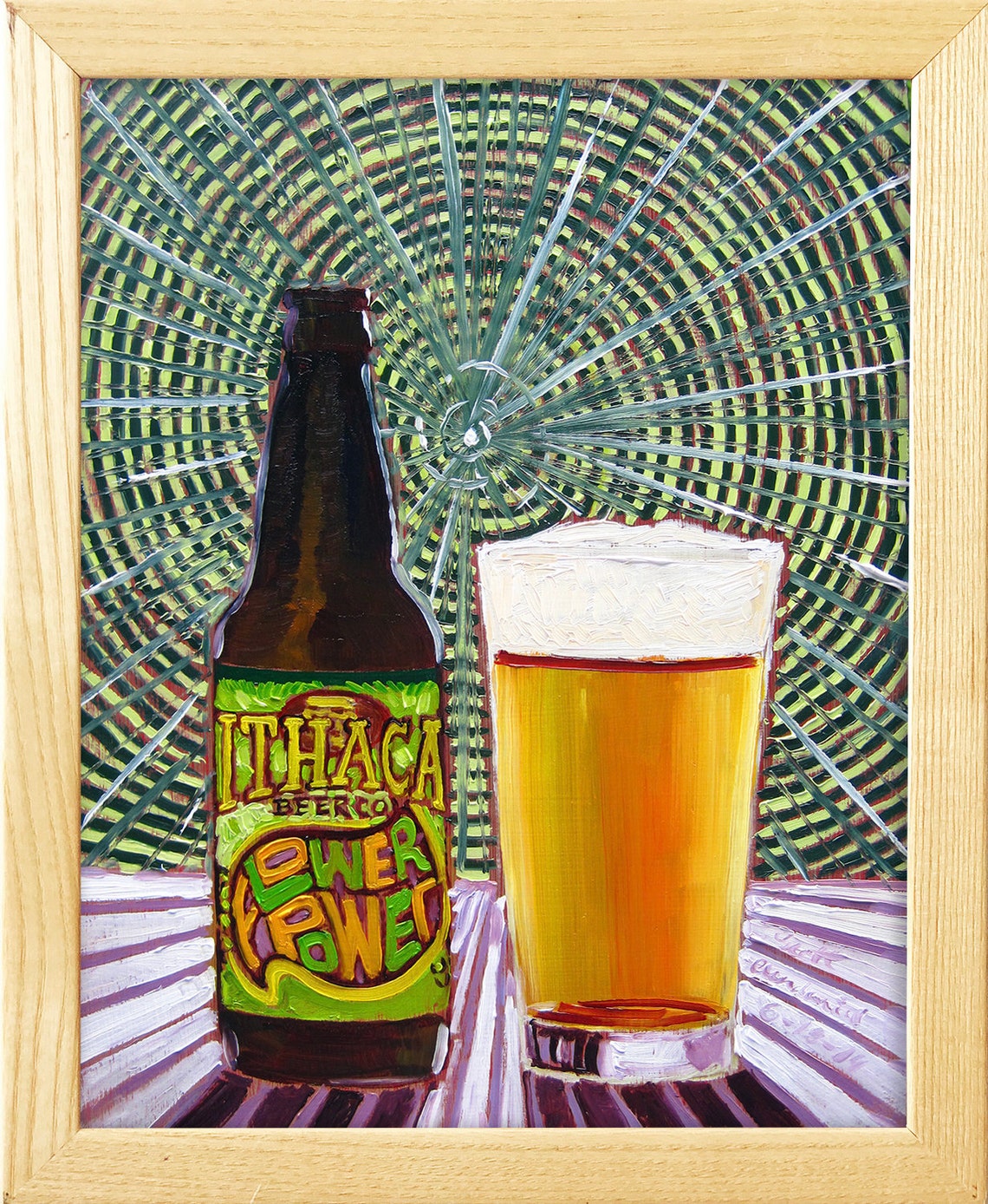 Ithaca Beer Flower Power IPA Hippie Art New York Brewery - Etsy