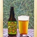 Ithaca Beer Flower Power IPA, Hippie Art, New York Brewery Art, Kitchen ...