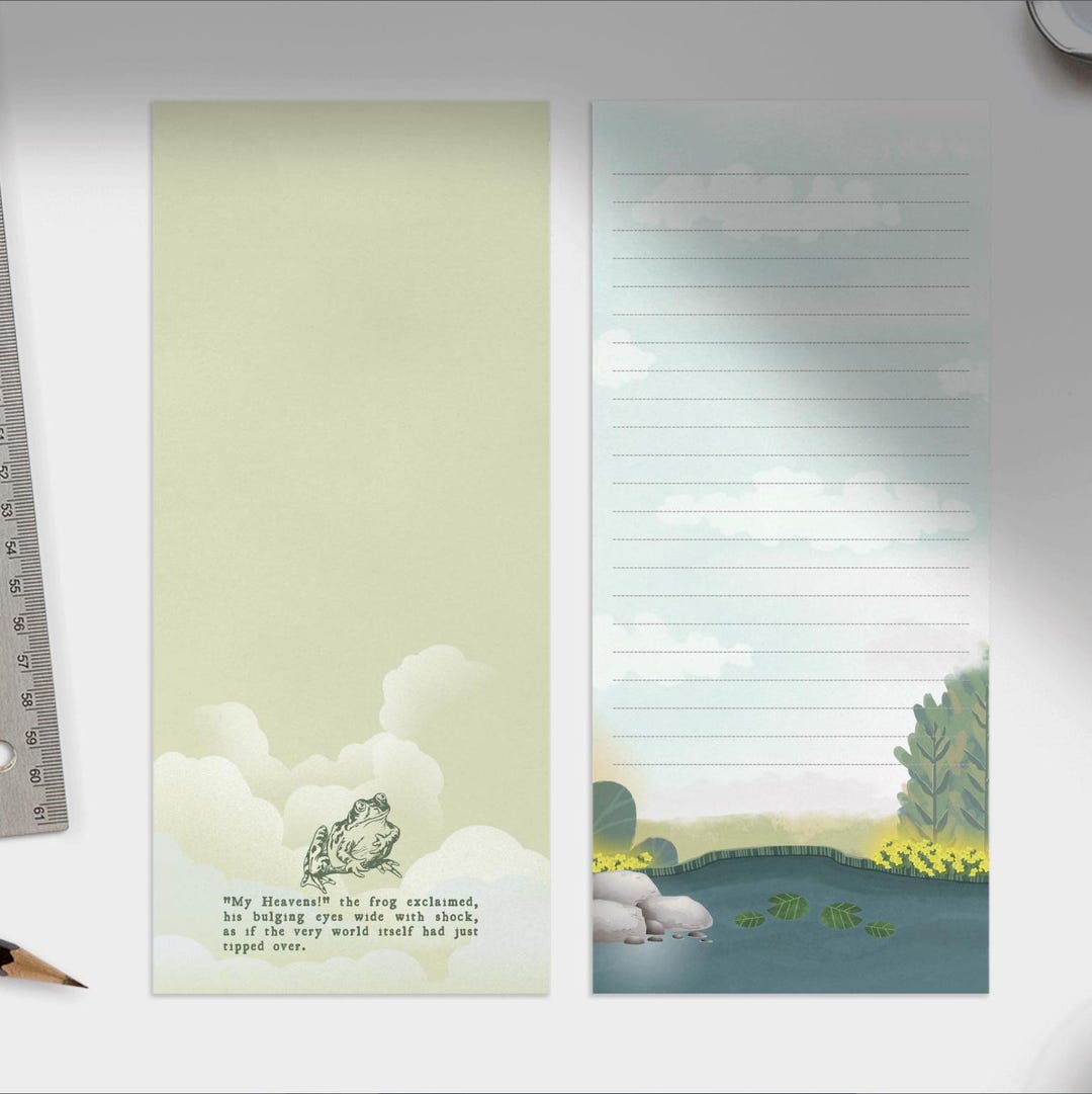 My Heavens! Frog Magnetic Notepad – Funny Frog List Pad for Fridge, To ...
